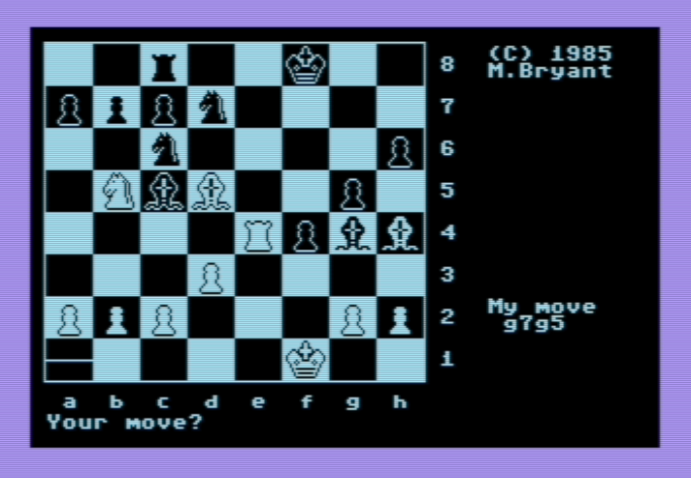Colossus Chess – Programación Retro del Commodore 64