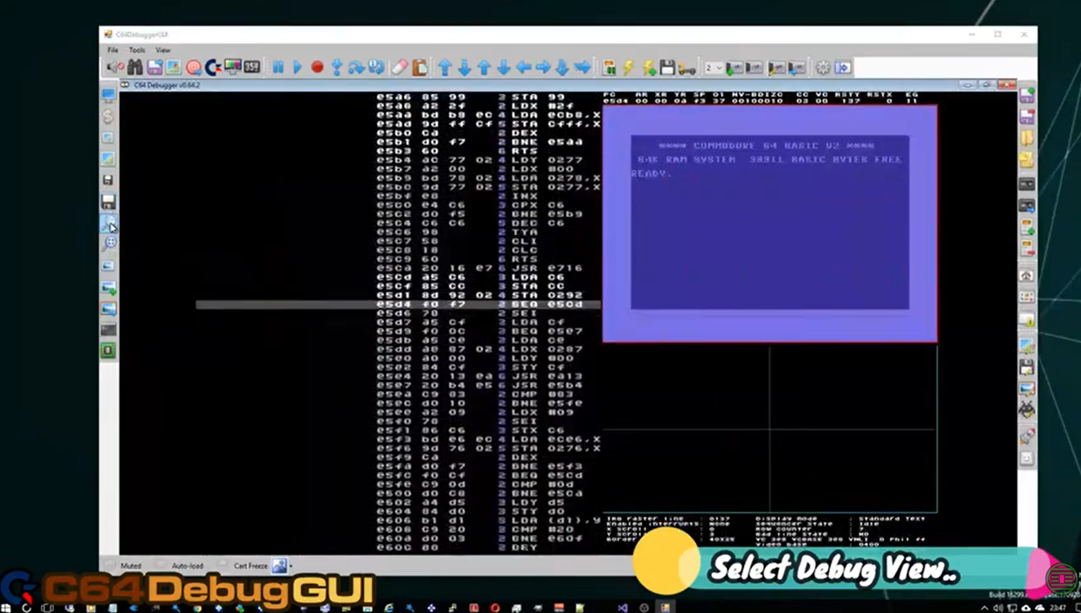 C64 Debugger – Programación Retro del Commodore 64